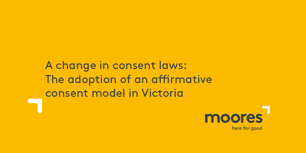 A change in consent laws: The adoption of an affirmative consent model ...